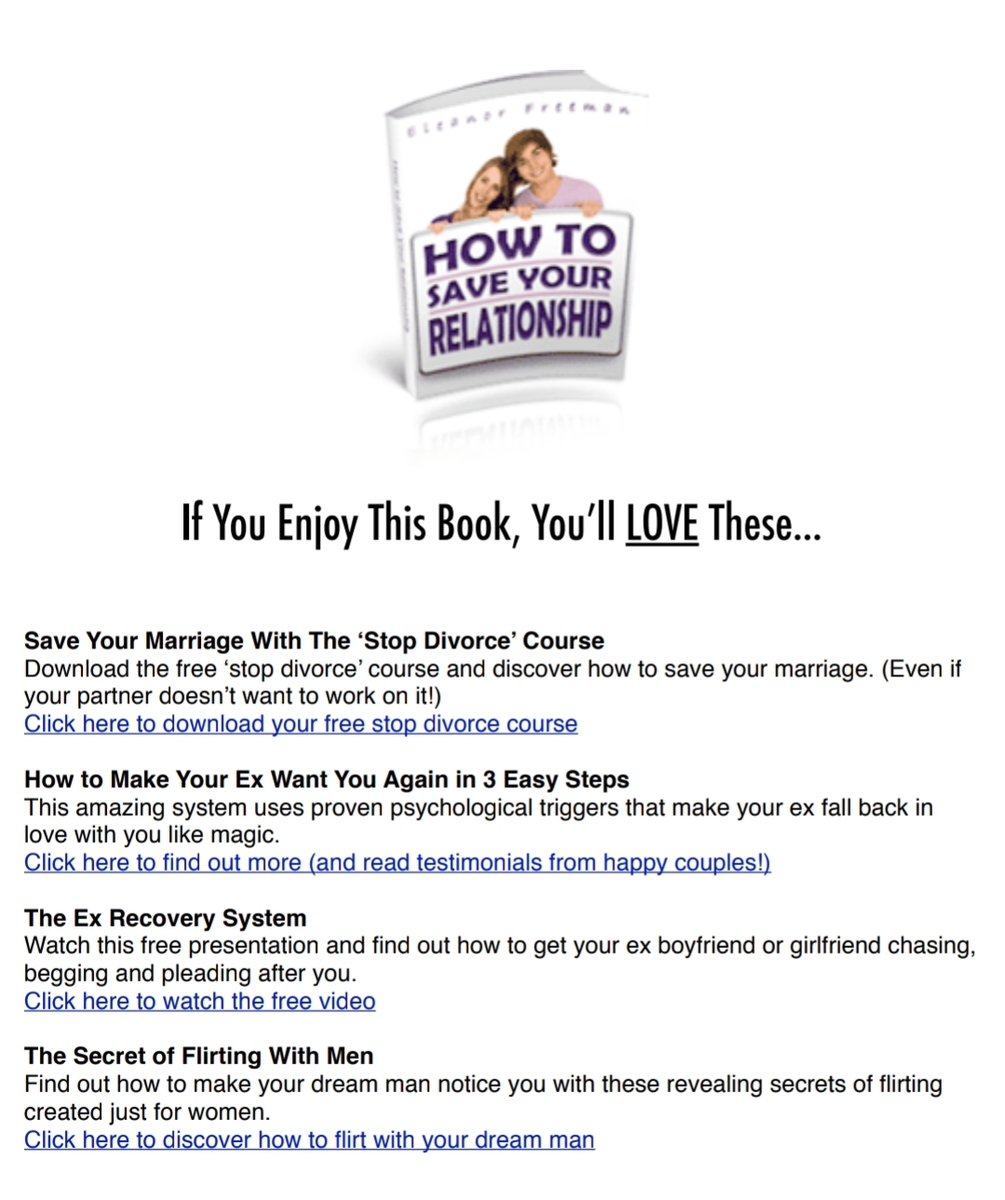 How to save your RELATIONSHIP