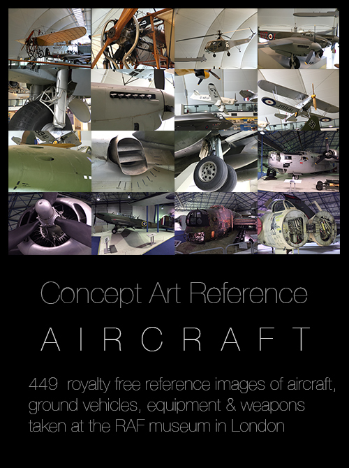 Concept art reference pack - Aircraft