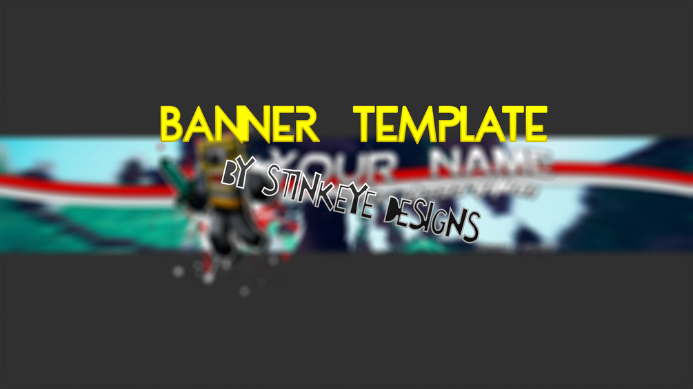 Minecraft Banner Template by StinkEye Designs