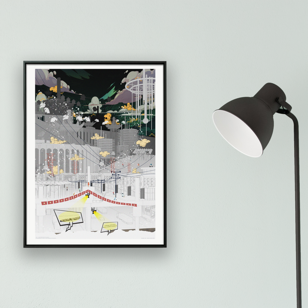 Poster Collage Abstract *Digital File*