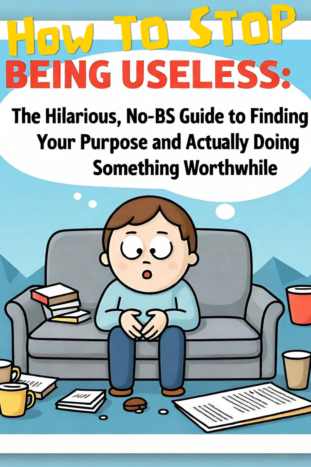 How to Stop Being Useless: The Hilarious, No-BS Guide to Finding Your Purpose and Actually Doing ...