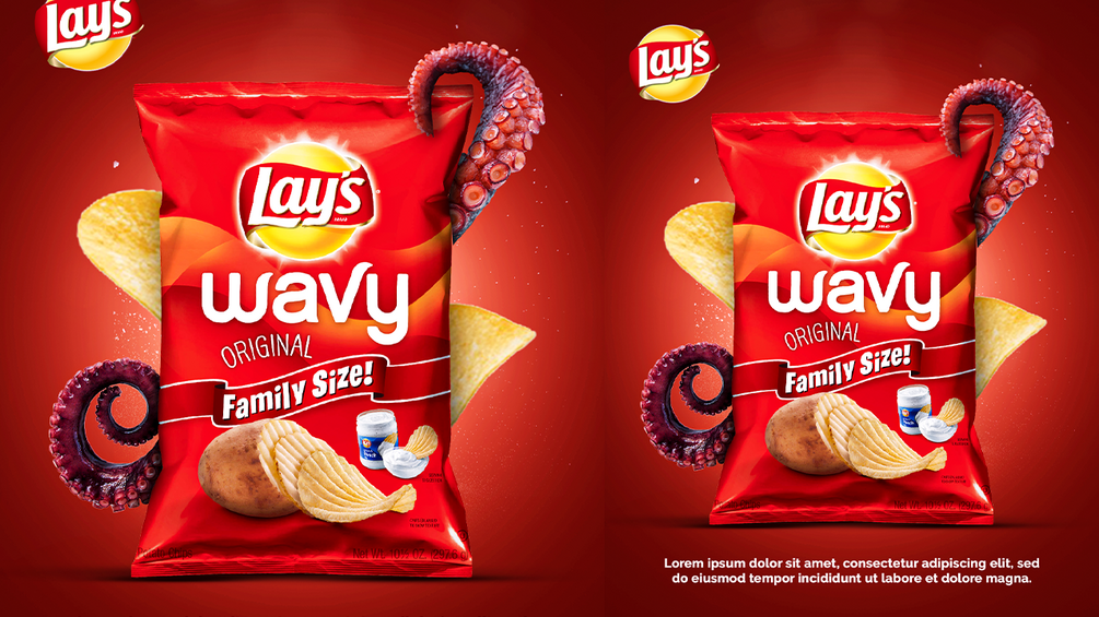 Lays Poster Design | PSD