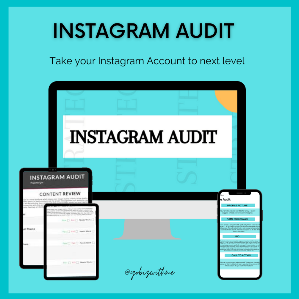 INSTAGRAM AUDIT 101