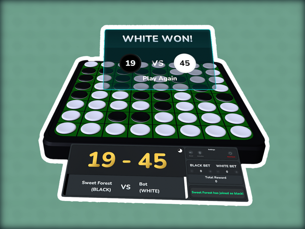 Reversi V2 (PC/QUEST) [Udonsharps] VRCHAT