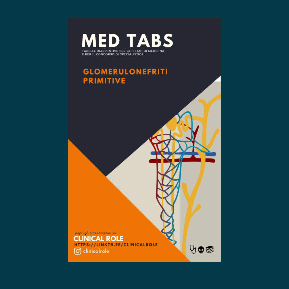 MED TABS | Glomerulonefriti Primitive (nefrologia)