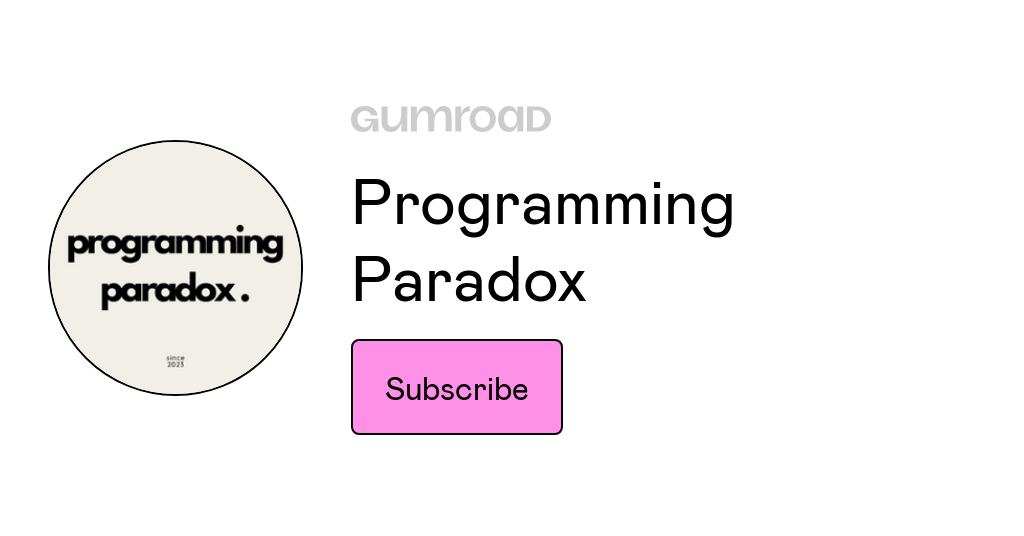 Programming Paradox