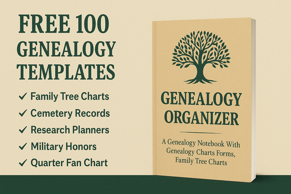 Free 100 Genealogy Templates
