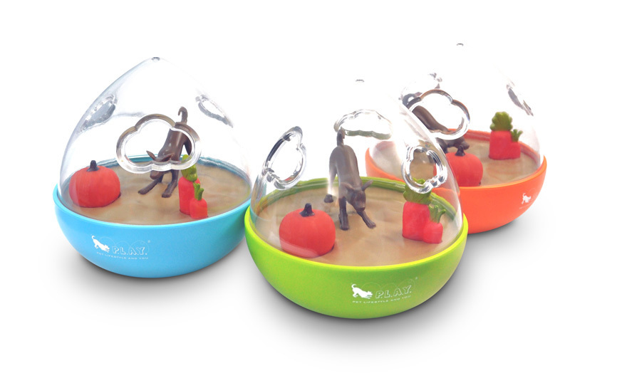 Wobble Ball Pug Entertainment, Slow Feeder, Enrichment Toy