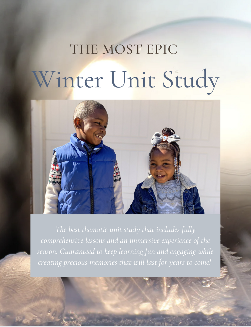 The Most Epic Winter Unit Study