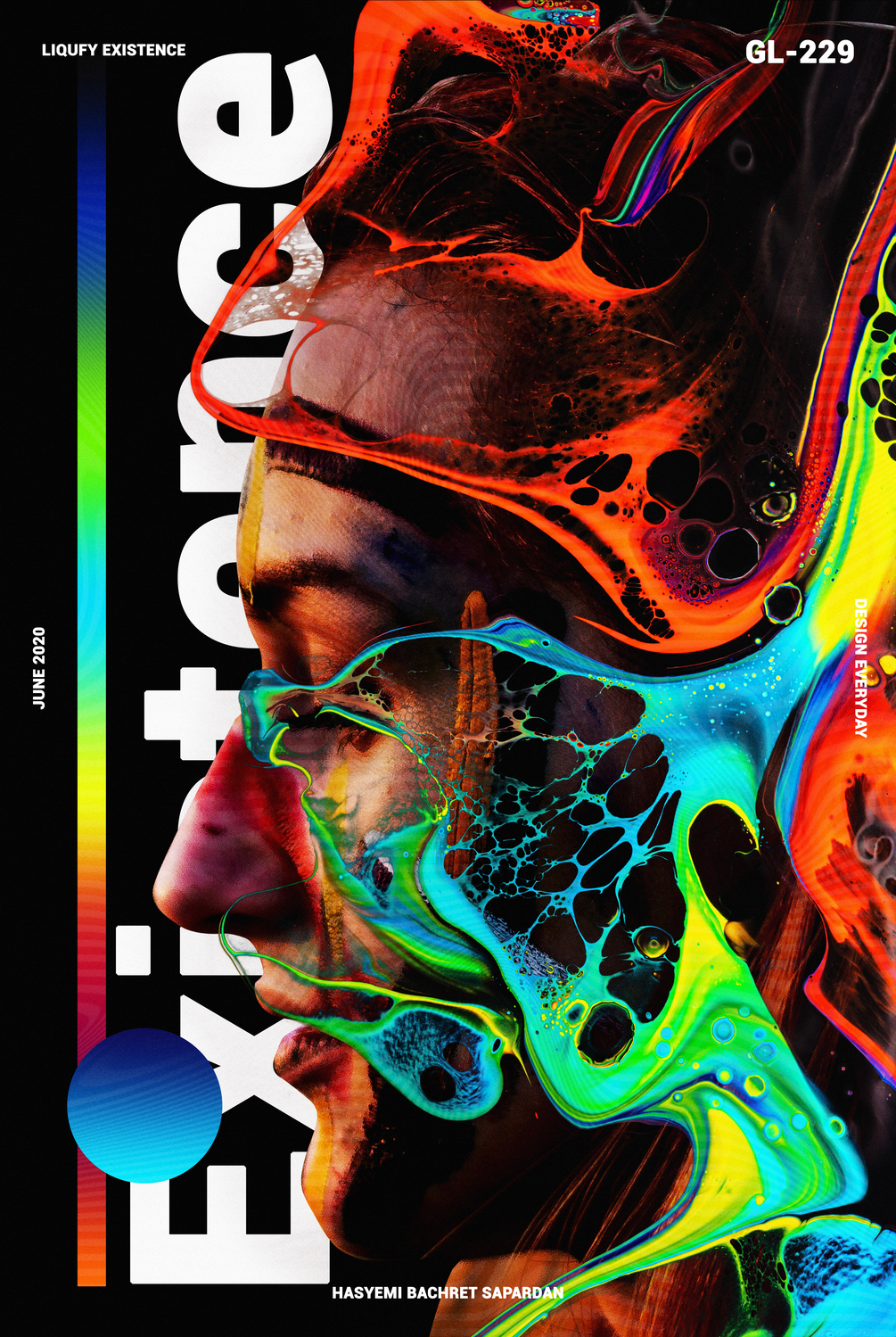 LIQUIFY EXISTENCE POSTER DESIGN "2020
