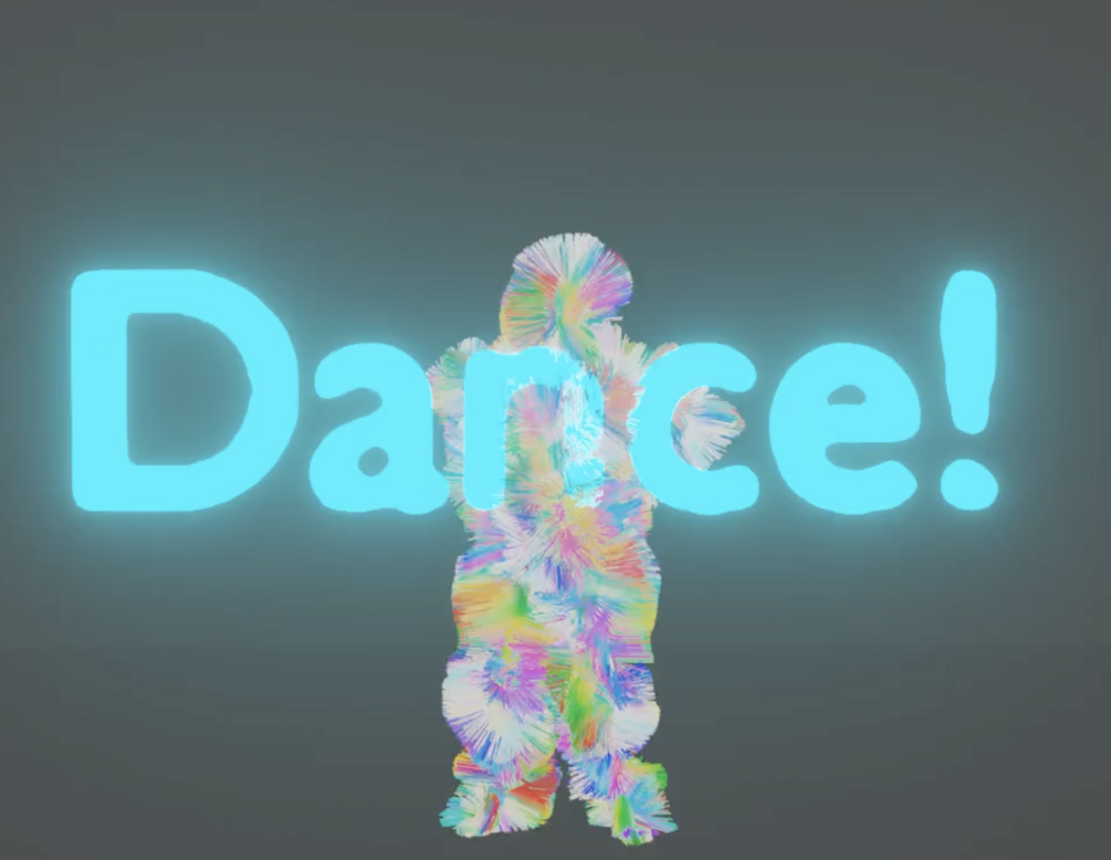 Blender |Render| Dancing Hair and Fluid Simulation Animation