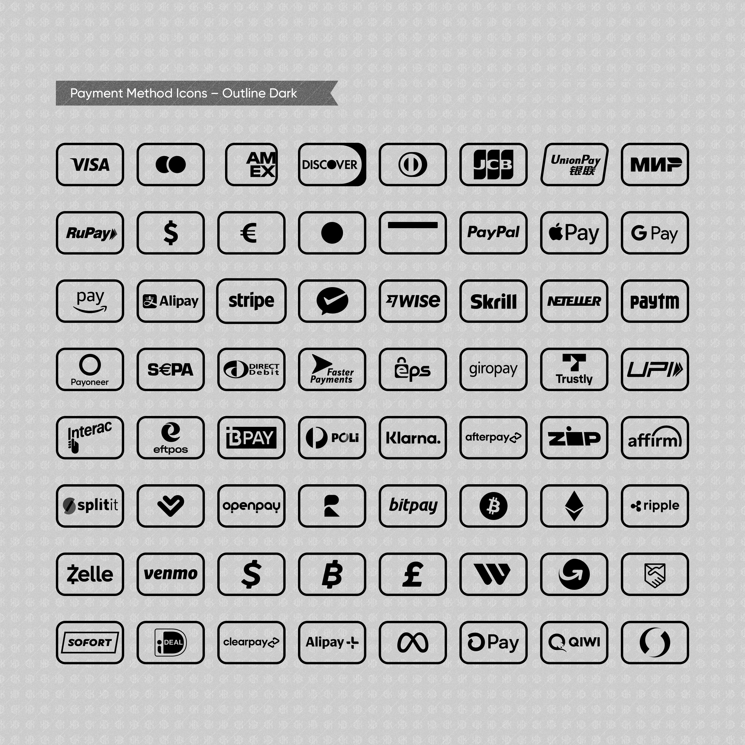 TELEGRA WORK PAYMENT METHOD ICONS