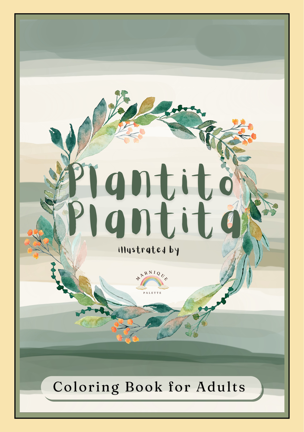 Plantito Plantita 100 Pages Coloring Book for Adult