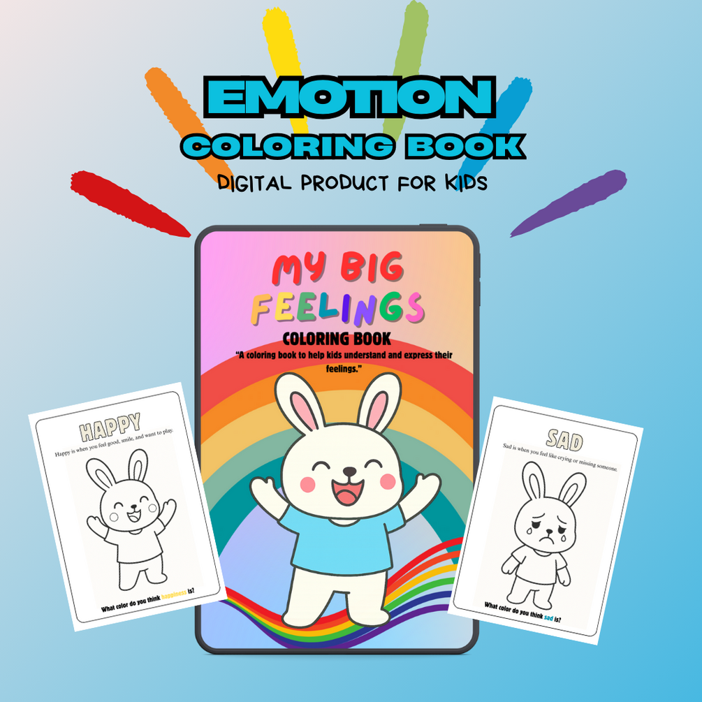 My Big Feelings – Emotions Coloring Book for Kids
