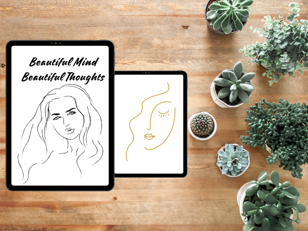 Beautiful Mind, Beautiful Thoughts: A 110-Page Journal for Women
