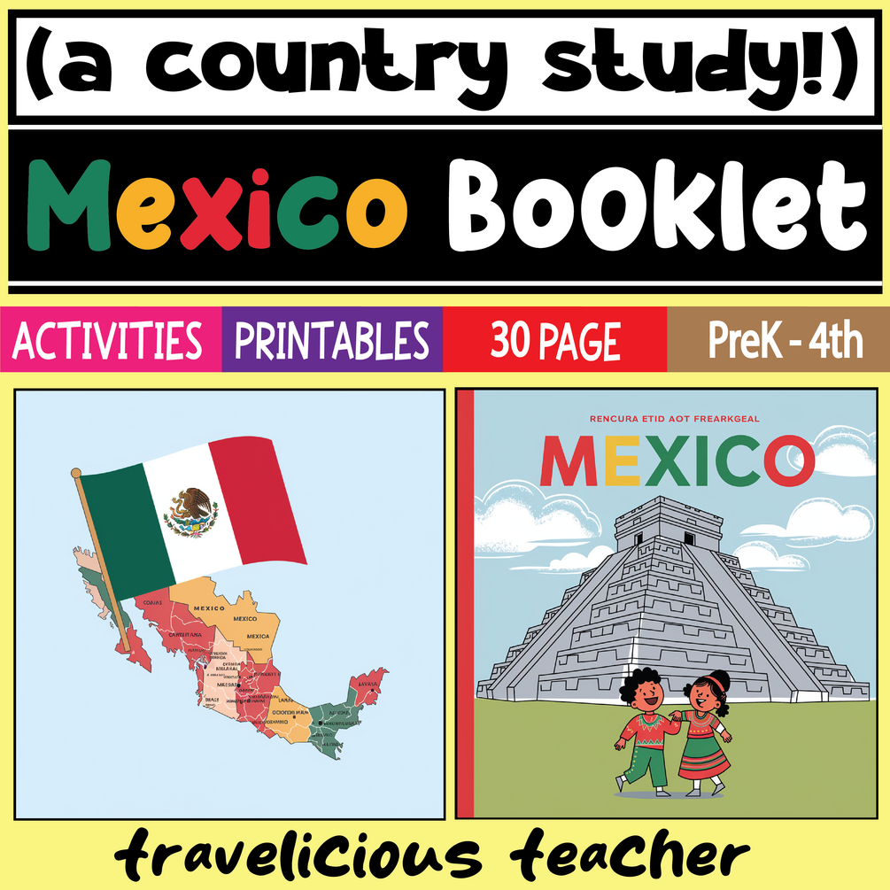 Mexico Booklet (a country study!) , Mexico Country Study Worksheets ...