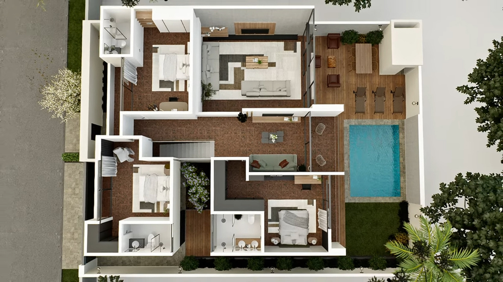 House 15mx20m