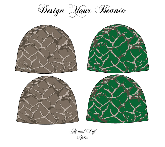 Streetwear Toque Beanie Template Vector Mock Up, Tech Pack, Y2K, Adobe ...