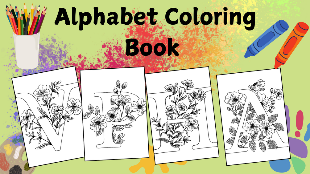 Alphabet Coloring Book – Fun Letter Learning!
