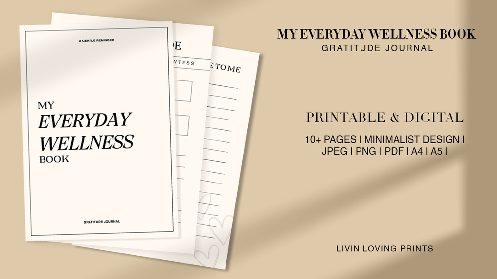 My Everyday Wellness Book - Gratitude Journal