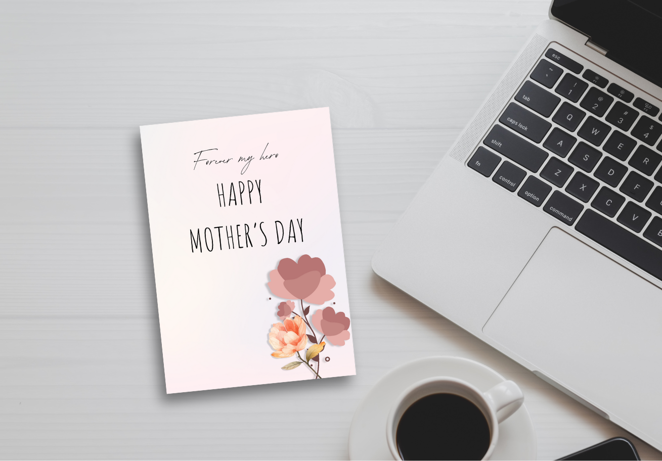 Instant printable Downloadable Mothers Day Greeting Card last minute ...