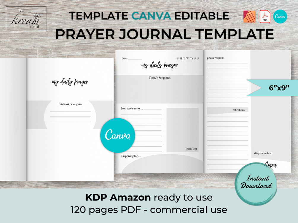 CANVA Prayer Journal Template