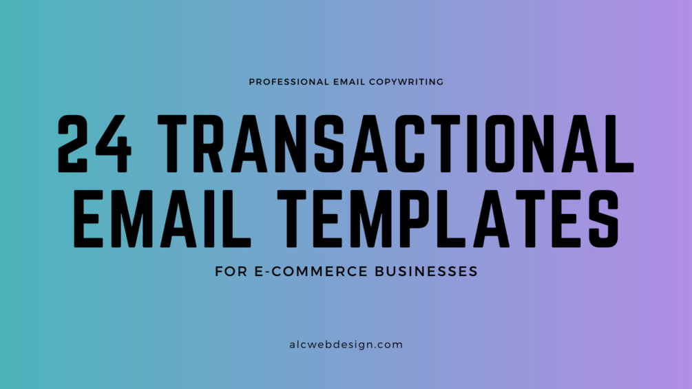 24 Transactional Ecommerce Email Templates