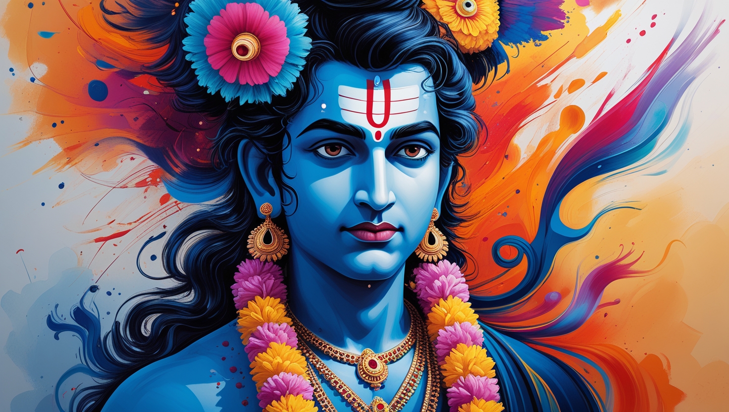 🌟Unleash the Divine: Abstract Expression Image of Gods 🎨