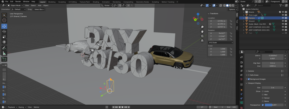 30 Days VFX Challenge Blend Files & Background Videos Pack
