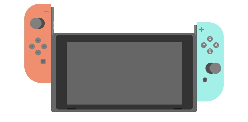 Nintendo Switch Console Vector Art