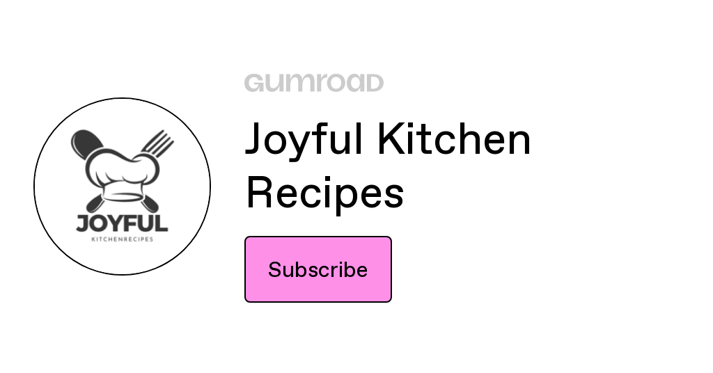 Joyful Kitchen Recipes