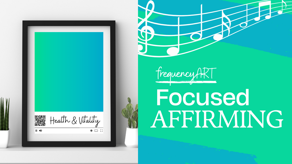 Vivid Visions Poster II Health & Vitality Aura II Focused Affirming II ...