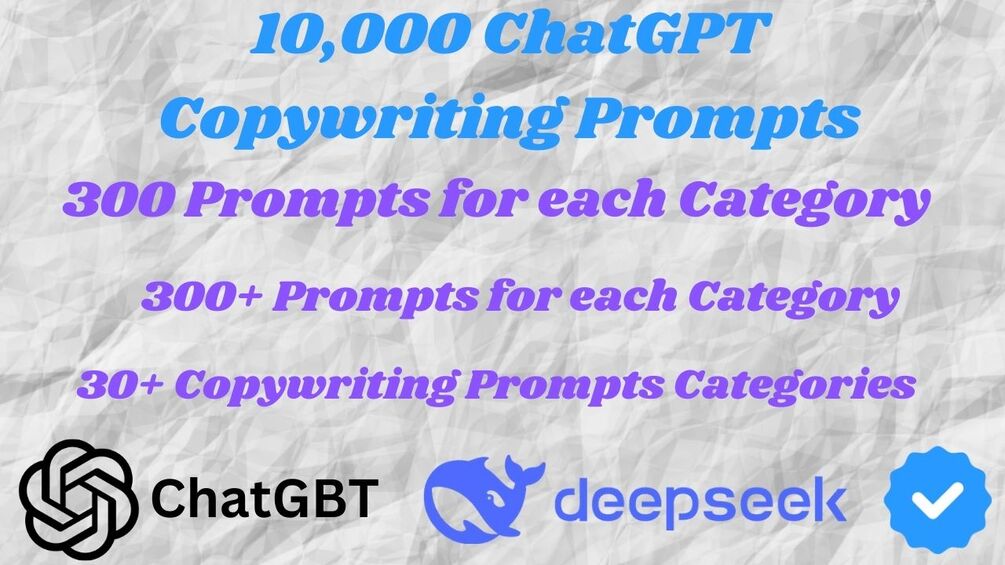 10,000 ChatGPT Copywriting Prompts