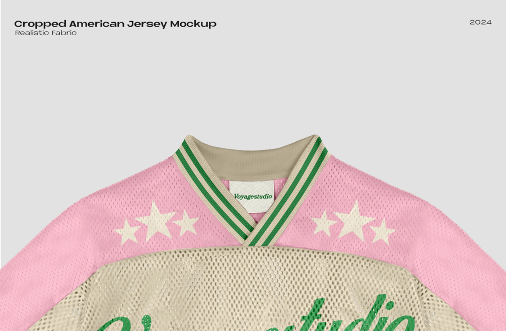 CROPPED AMERICAN FOOTBALL JERSEY