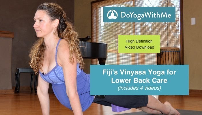 4-Video Collection: Vinyasa Yoga for Lower Back Care with Fiji McAlpine - HD