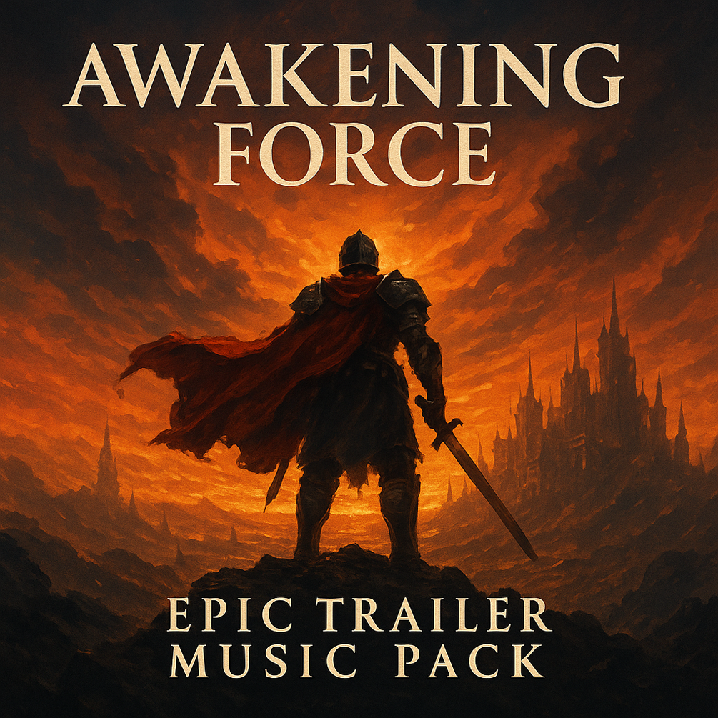 Awakening Force – Epic Trailer Music Pack (10 Tracks | WAV + MP3 + License)