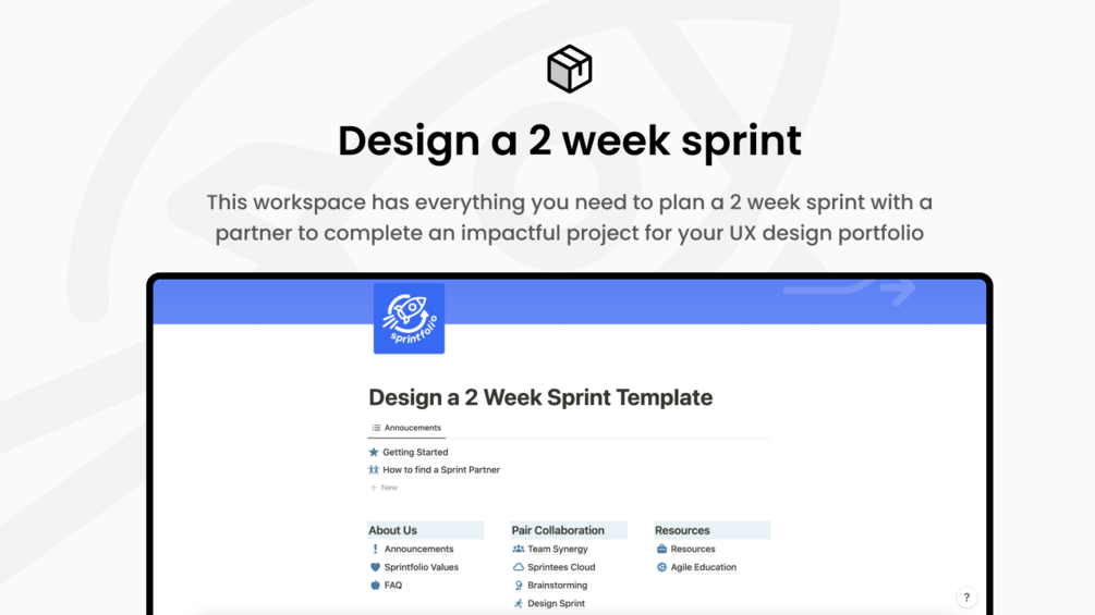 Design a 2 Week Sprint Notion Template