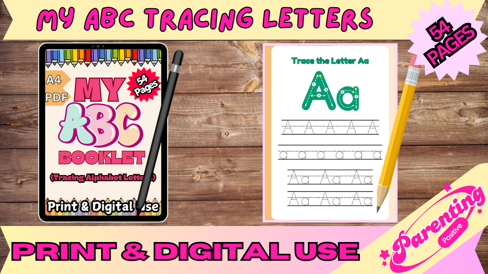 My ABC Tracing Letters Booklet - Kindergarten