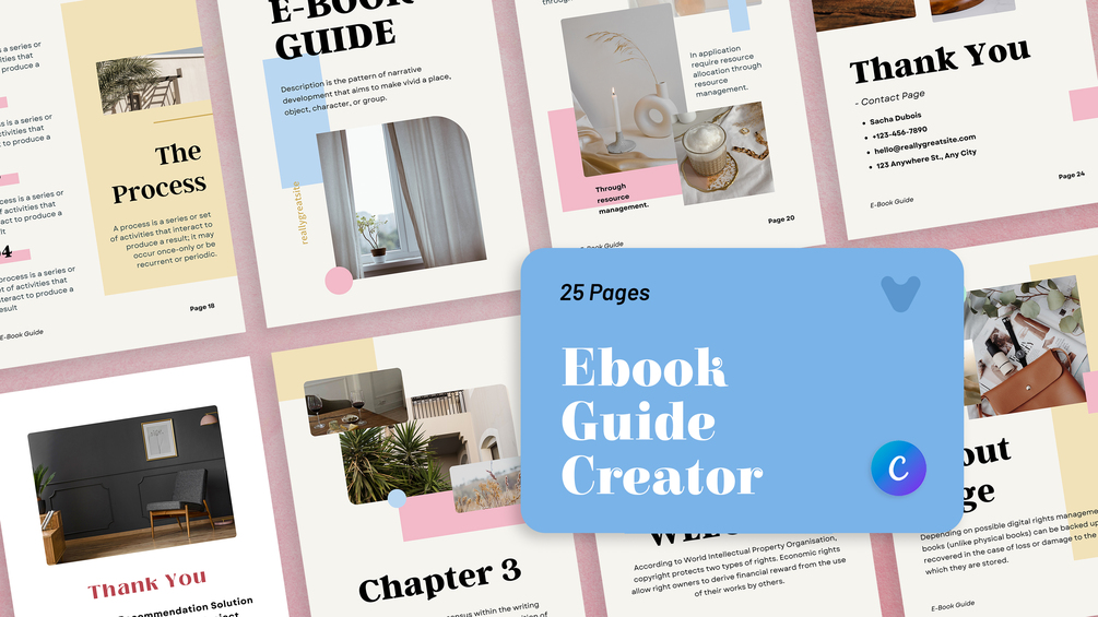 Canva Ebook Guide Creator Template