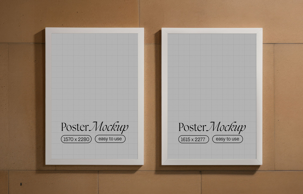 Minimalist Indoor Poster Mockup / #158