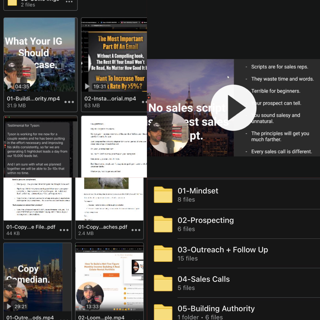 Tyson 4D- ALL COURSES
