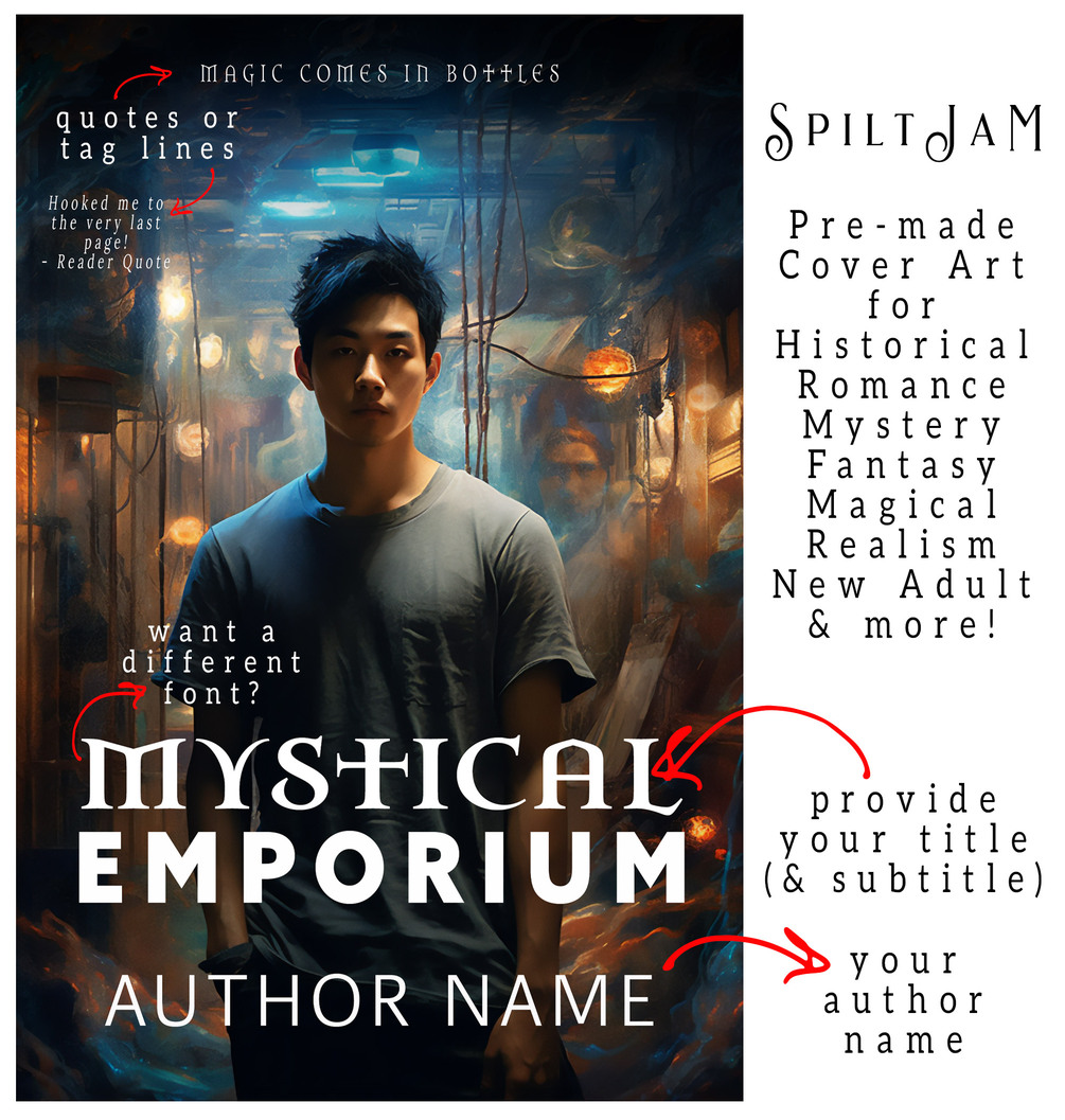Mystical Emporium - Premade Cover Art Urban Fantasy Contemporary Young ...