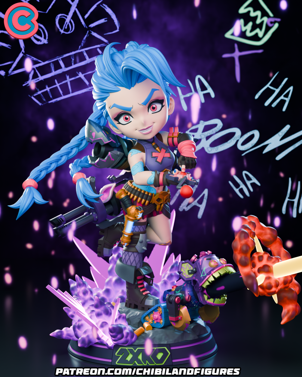 Jinx - 2XKO - Chibi