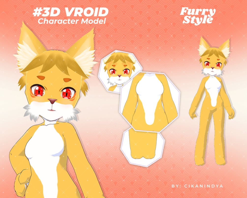 3D Vroid Character, Avatar Creation, Digital Persona - Virtual ...