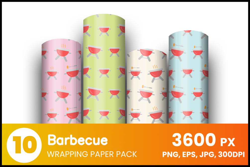 Barbecue 10 Wrapping Paper