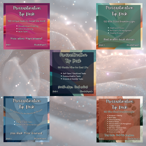 Procrastination Tip E-Deck Edition 2