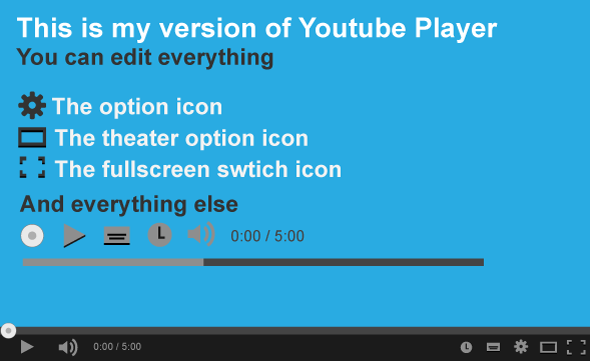 Youtube Video Player Template (Vector)