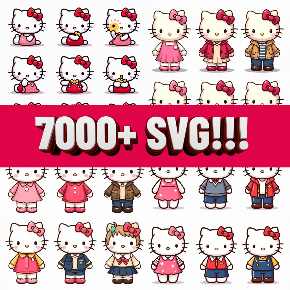 HelloKitty 7000+ svg icons | hello kitty and friends svg | Hello Kitty ...