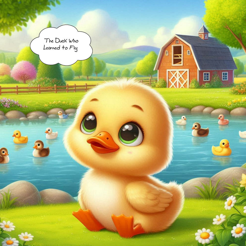 The Duck Who Learned to Fly -Story for kids
