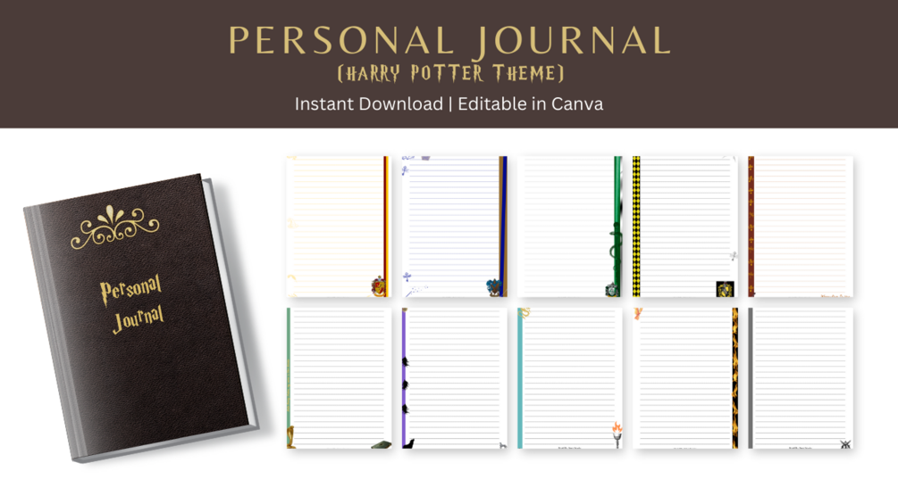 Journal (Harry Potter Theme)